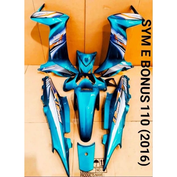 COVERSET MOTOR SYM E BONUS 110 / N1 SIAP TAMPAL STICKER | Shopee Malaysia