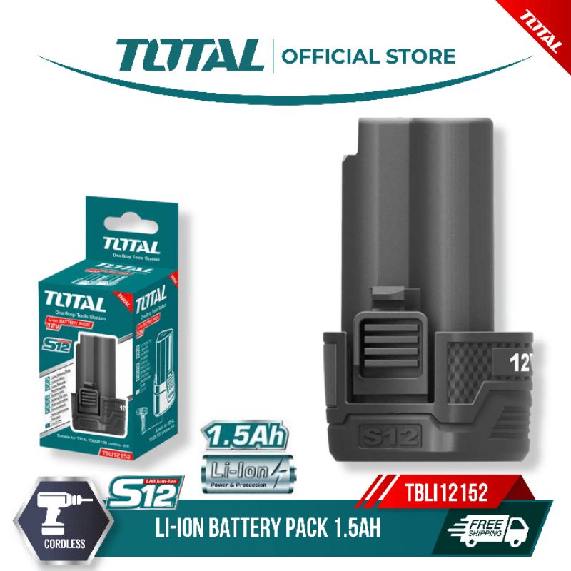 Total Lithium-Ion S12 Battery TBLI12152 | Shopee Malaysia