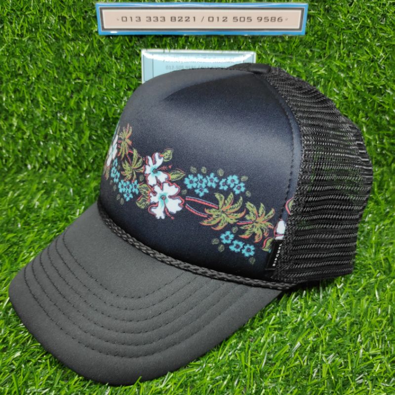 Original 💯 Dijamin | Rip Curl Plain Trucker Cap Topi Hat Lelaki ...