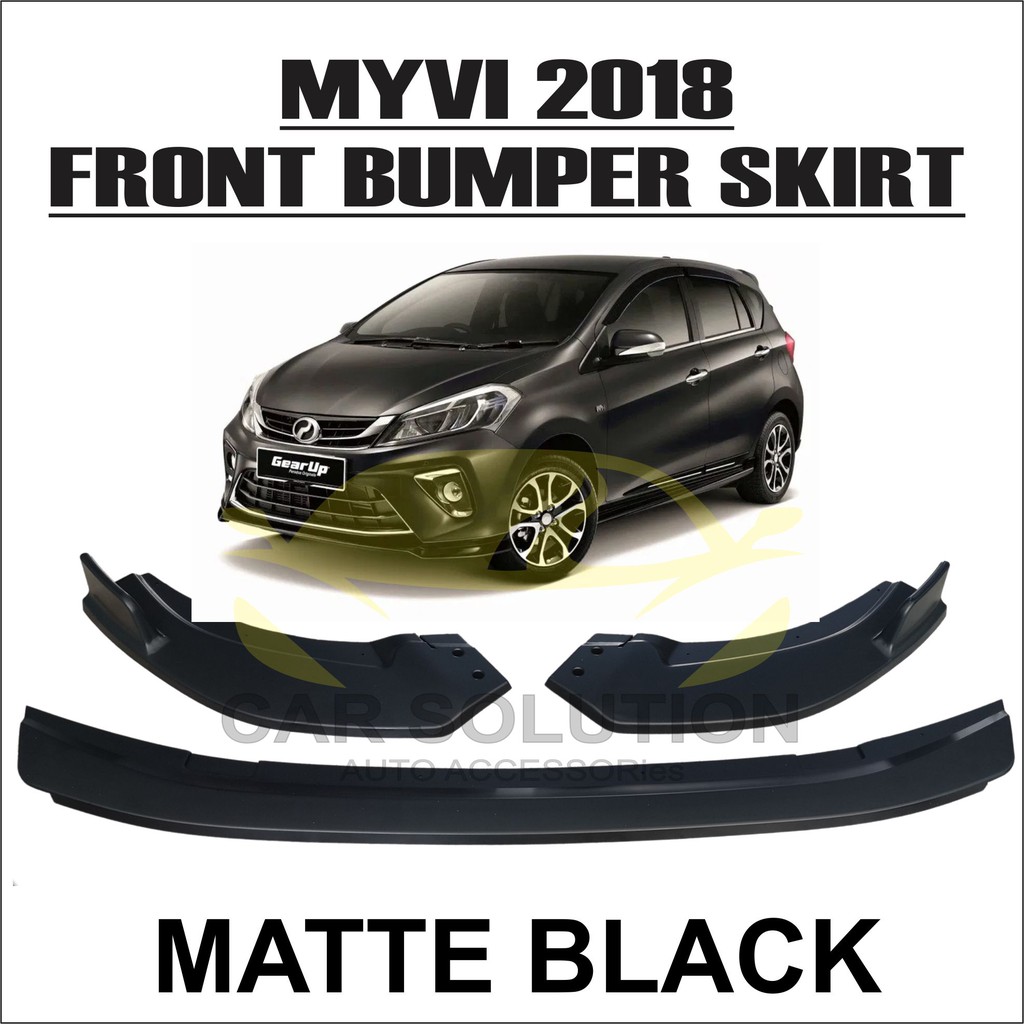 Perodua Myvi 2018 Front Bumper Car Diffuser Lip Wrap Angle Splitters ...