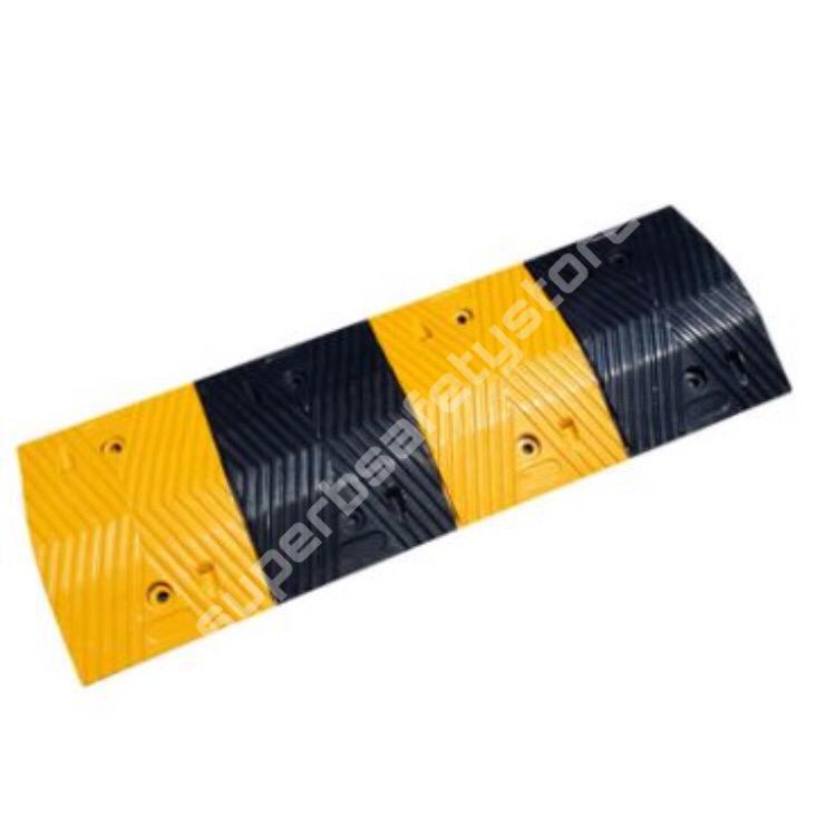 98CM RUBBER SPEED HUMP (BLACK&YELLOW) *WITH SCREW / TEMPORARY PORTABLE ...