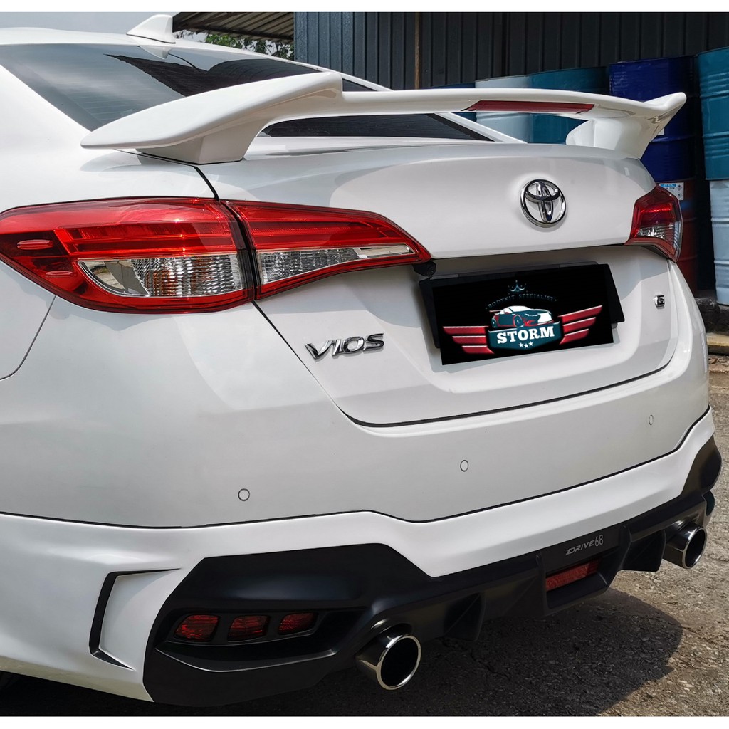 **TOYOTA VIOS 2019 ( TRD V3 ) SPOILER - FRP | Shopee Malaysia