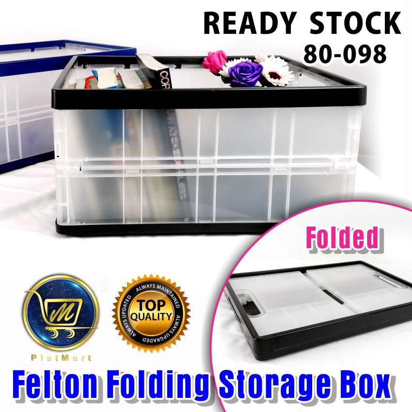 PlatMart - [READY STOCK] Felton Folding Storage Box Without Lid 80-098 ...