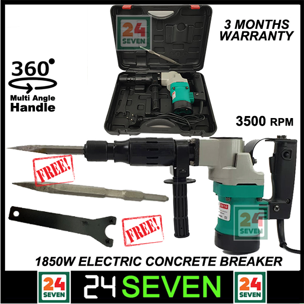 [ READY STOCK ] Professional Demolition Hammer 0810 1850W 220V Electric ...