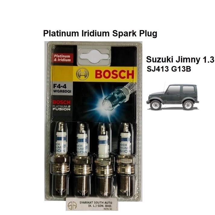 Bosch Platinum Iridium Spark Plug WGR8DQI 0242229907 Fusion Suzuki ...