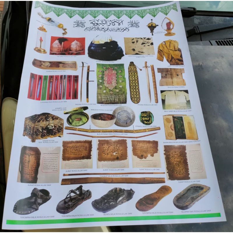 🟩 Poster Barang2 Peninggalan Rasulullah S.A.W🟩 | Shopee Malaysia