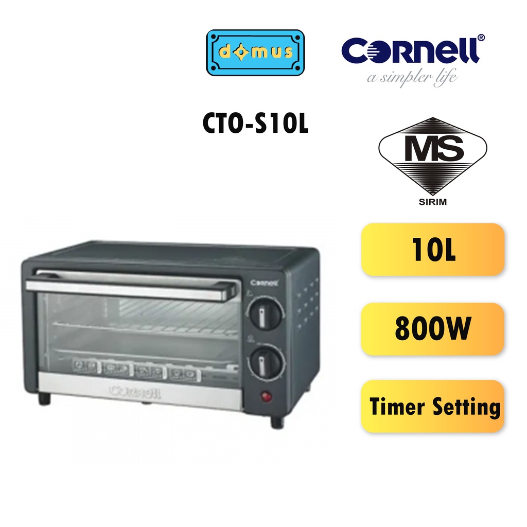 Cornell Electric Toaster Oven With Grill Tray (10.0L) CTO-S10L | Shopee ...