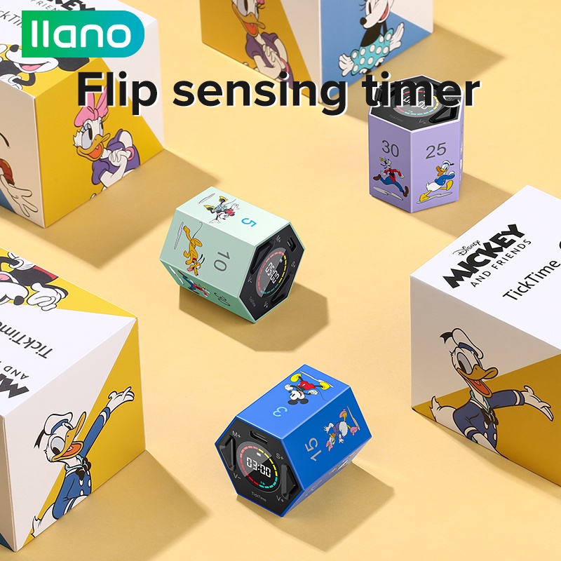 llano Ticktime Cute Kids Gift LED Digital Timer Countdown Timer Multi-Function Digital Timer ...