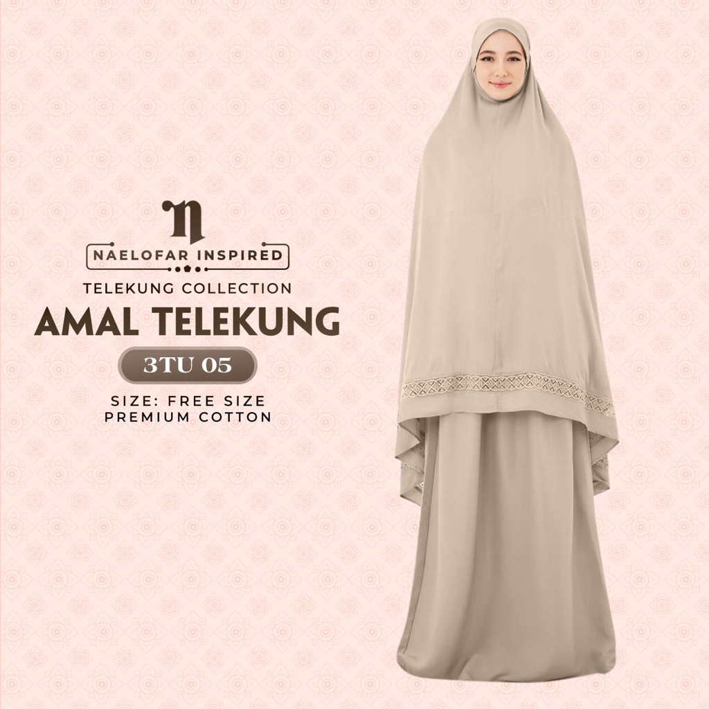 Telekung Awning Amal Cotton Vietnam | Shopee Malaysia