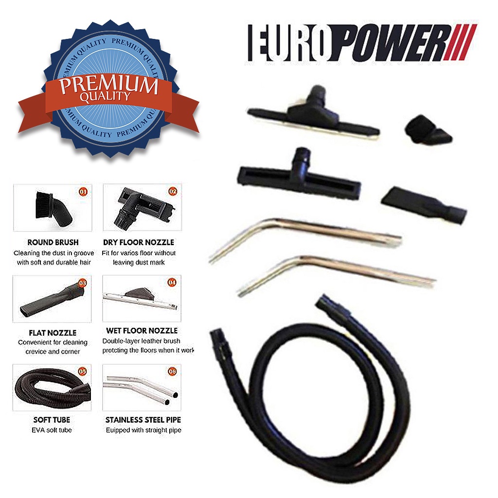 Europower VAC5001 Heavy Duty Industrial Wet Dry Vacuum Cleaner 30Litres ...