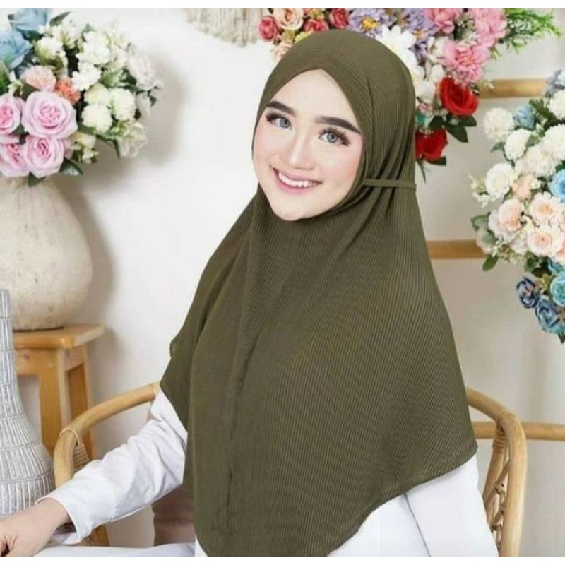 Hijab BERGO MARYAM FULL Hijab/Adult Instant Hijab | Shopee Malaysia