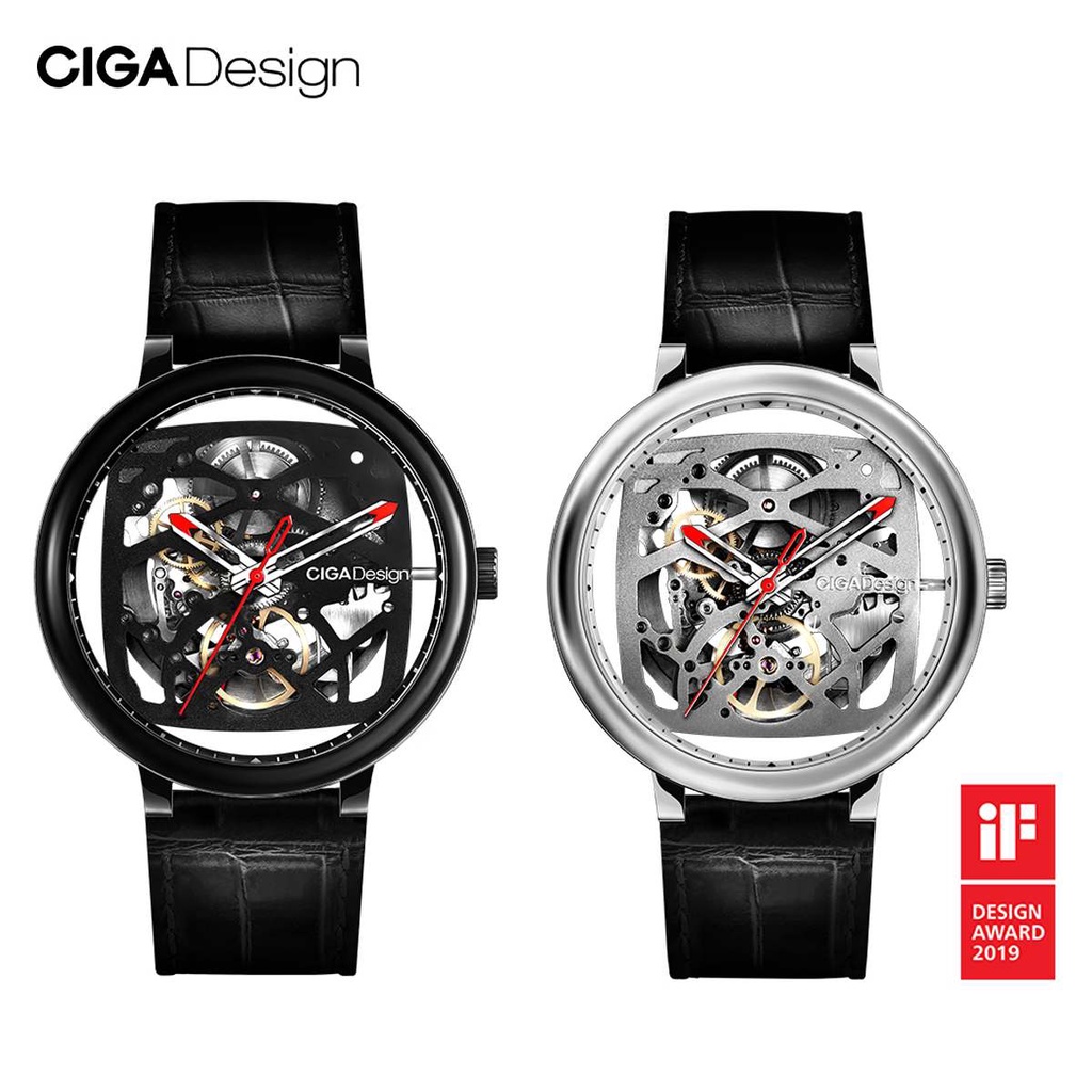CIGA Design Creative Series Automatic Mechanical Watch Genuine Leather ...