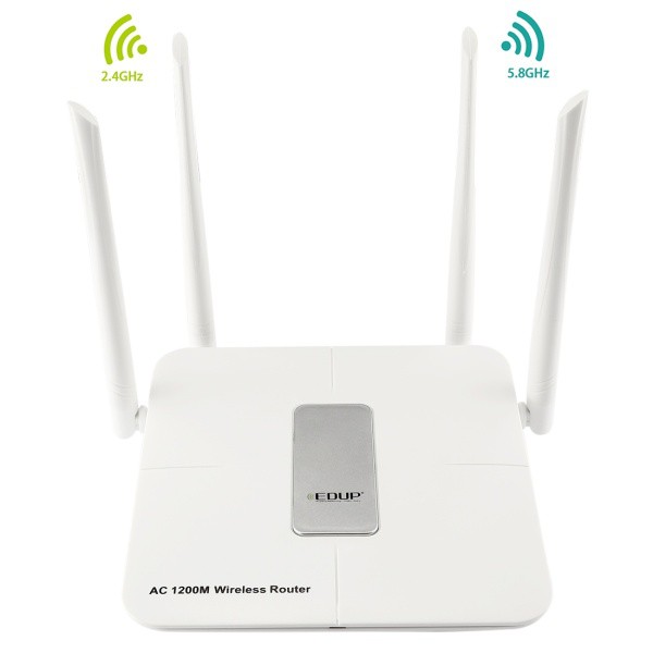 EDUP K2 EP-RT2655 AC 1200Mbps Wireless Dual Band Router WiFi Repeater ...