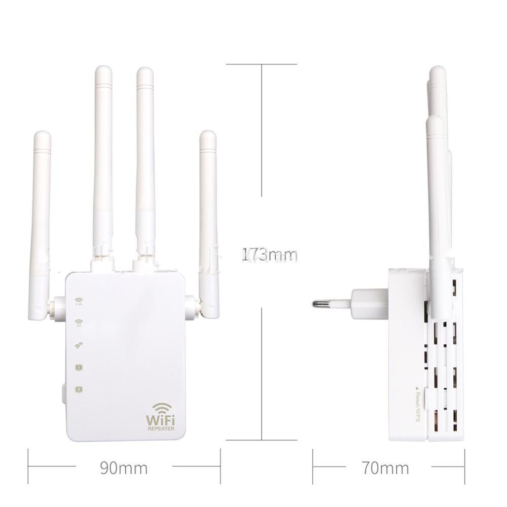 Wireless Wifi Repeater 1200Mbps Network Wifi Extender 2.4G/5g Long ...