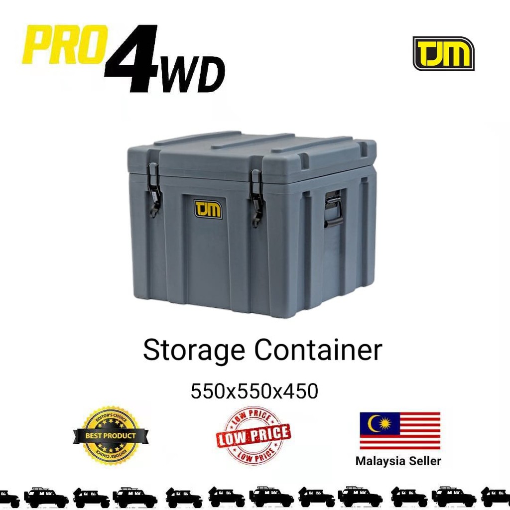 TJM Modular Spacecase (550 x 550 x 450 mm / 97 L Capacity Storage ...