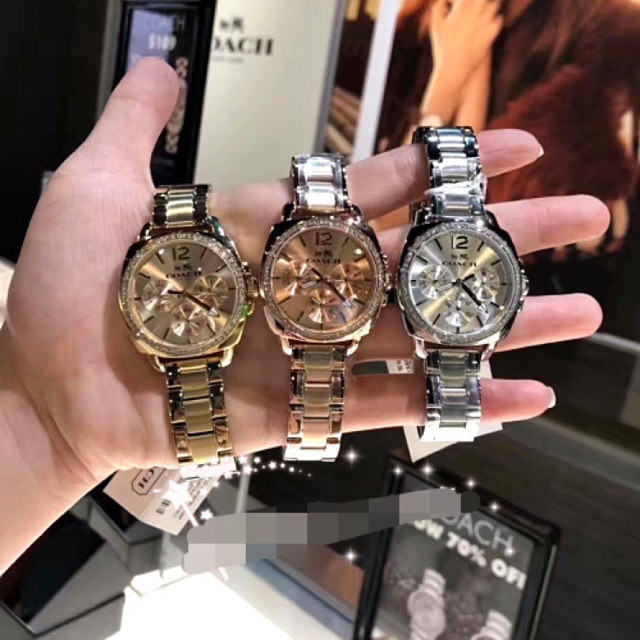 Coach Women Boyfriend Watch | Shopee Malaysia