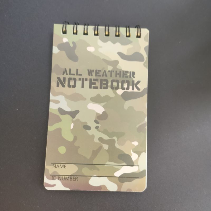 Notebook Waterproof Hiking For Military Police Training Field | Shopee ...