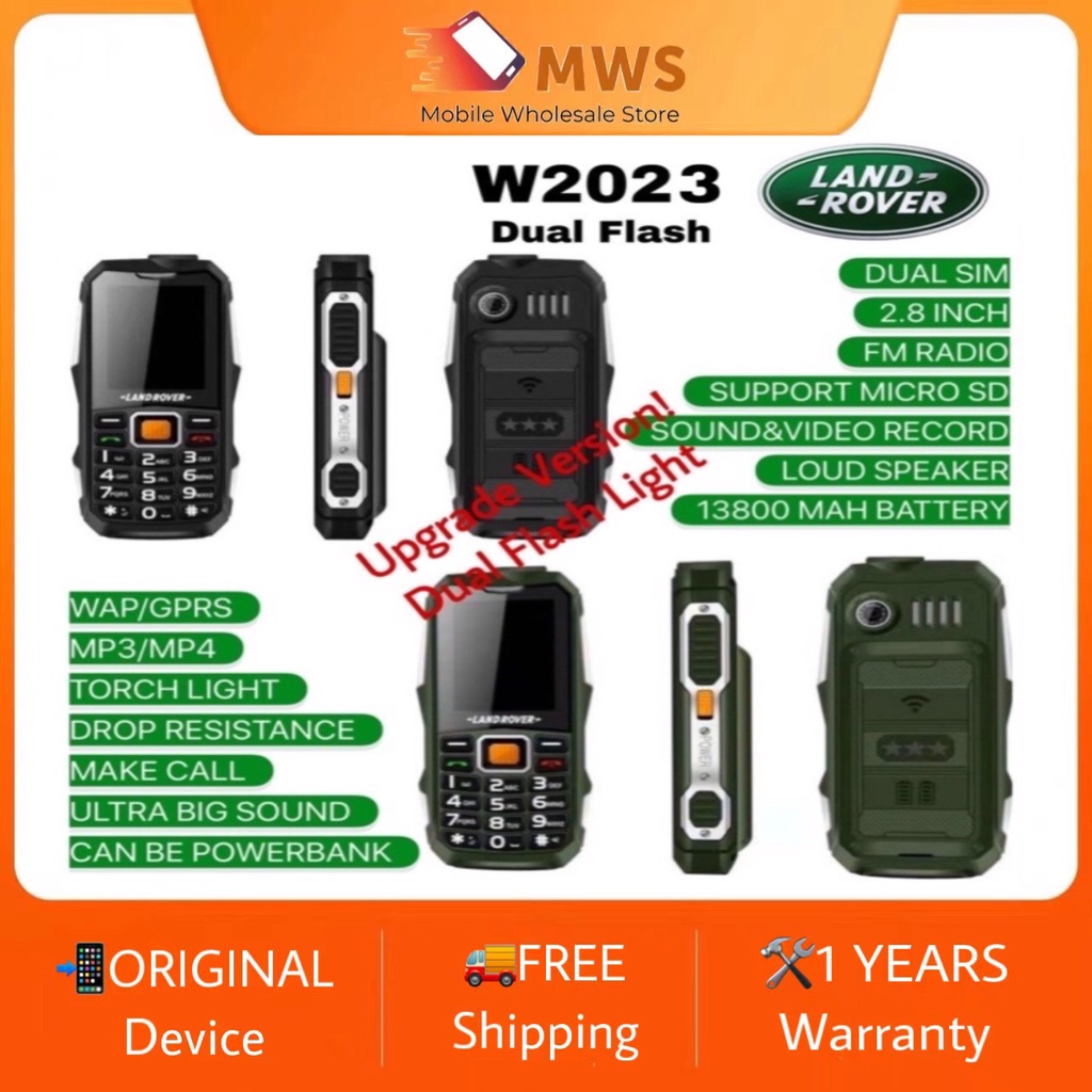 🚚🇲🇾🔥CRAZY PROMOTION🔥Land Rover W2023 Dual Flash/W2021/W2025 Push Button Cell Keypad Phone Fm ...