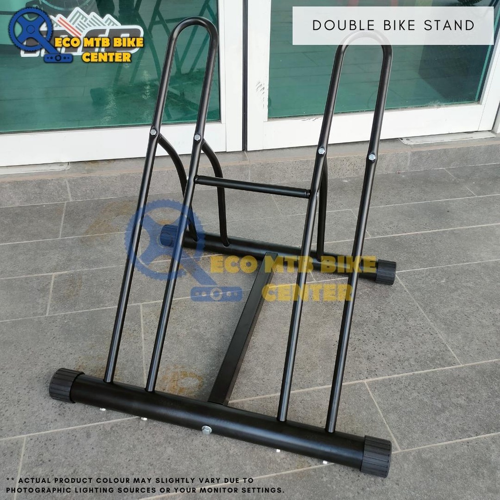Dual Bike Floor Stand (For 2 Bikes) | Shopee Malaysia