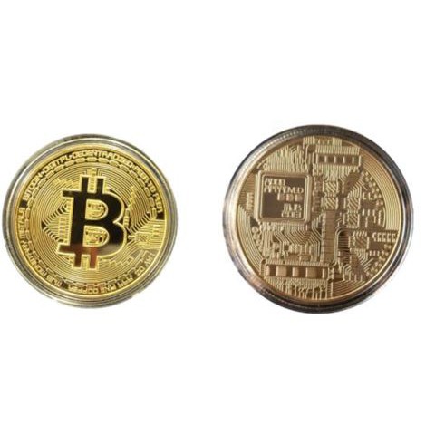 (Toy for Fun / Not Real) ₿ Bitcoin Coin Malaysia Stock Gold Plated Gift ...