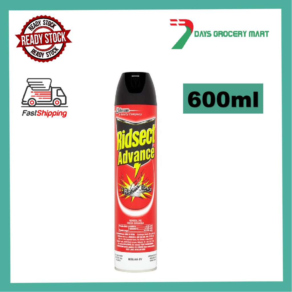 Ridsect Advance Mosquito Spray 600ml | Shopee Malaysia