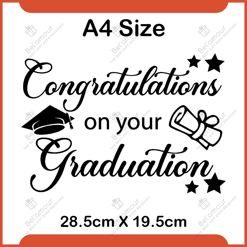 18-36 inch DIY Congrats Grad / Grand Opening / Congratulations BOBO ...