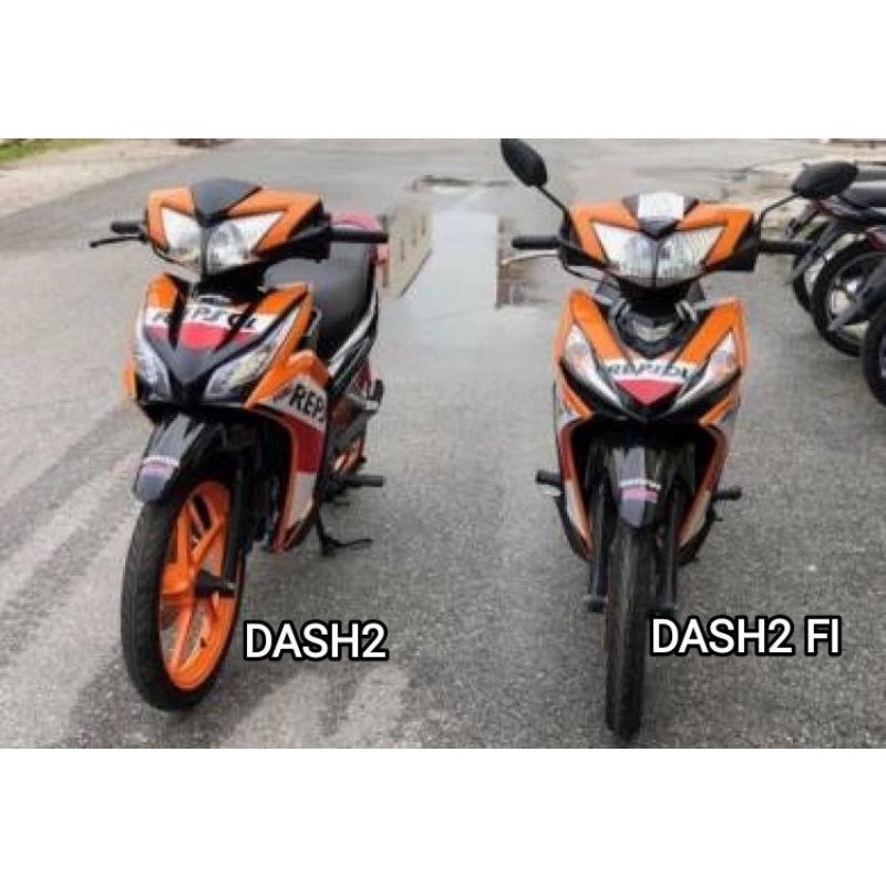 HONDA DASH 2 CARBURATOR DASH2 FI FUEL INJECTION BODY SET COVER SET REPSOL bodyset coverset DASH ...