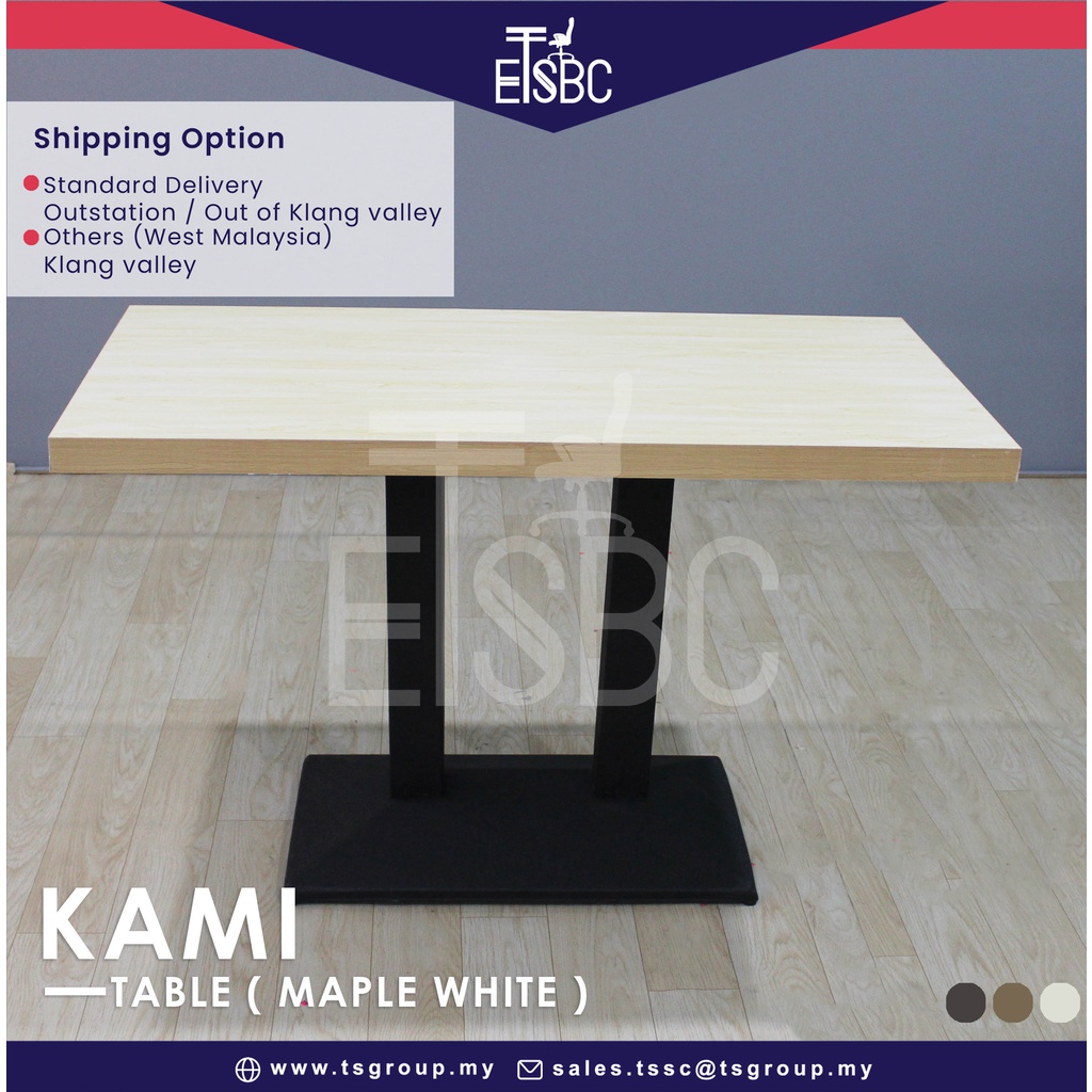 ETSBC Kami Table - Contemporary Dining Table 120X60cm | Shopee Malaysia