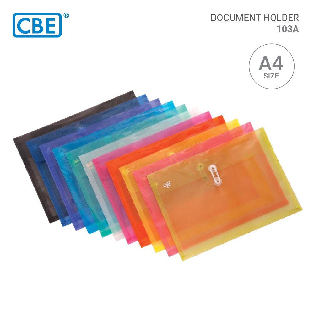 CBE A4/F4 Document Holder | Random Colours | 103A/103F | Shopee Malaysia