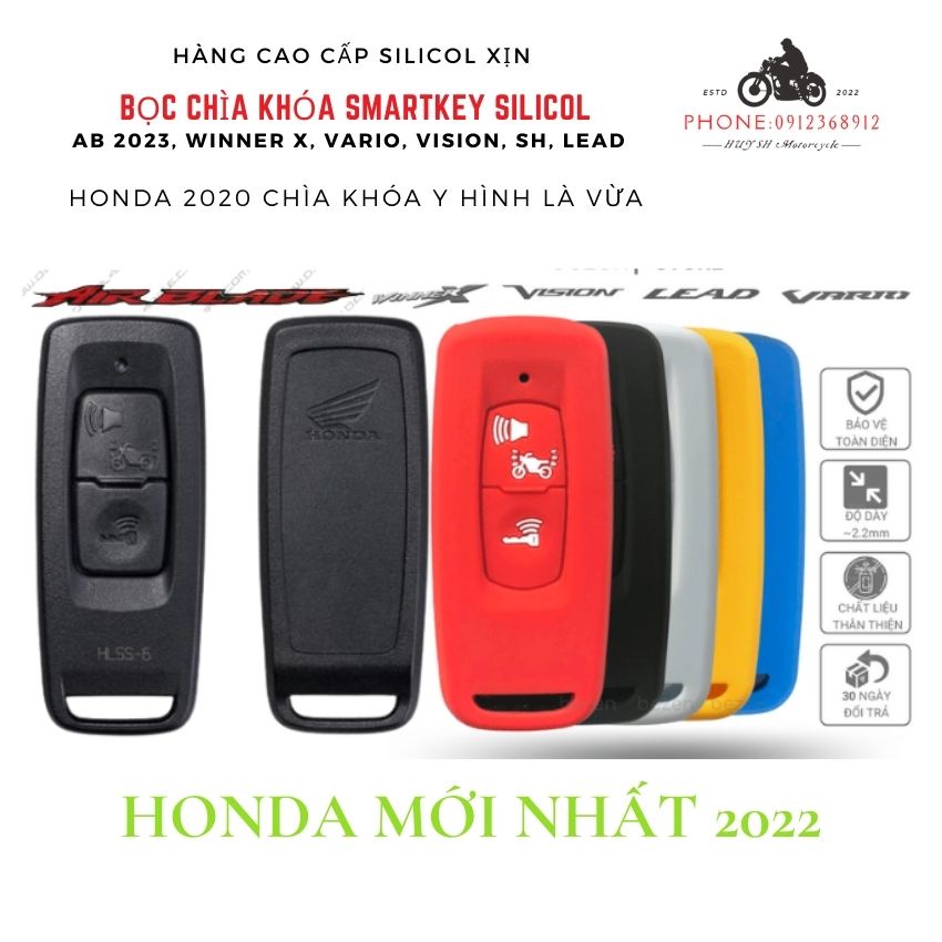 Smartkey Key Cover Honda Winner X 2022, AB 160/125 2023, LEAD 2022 ...