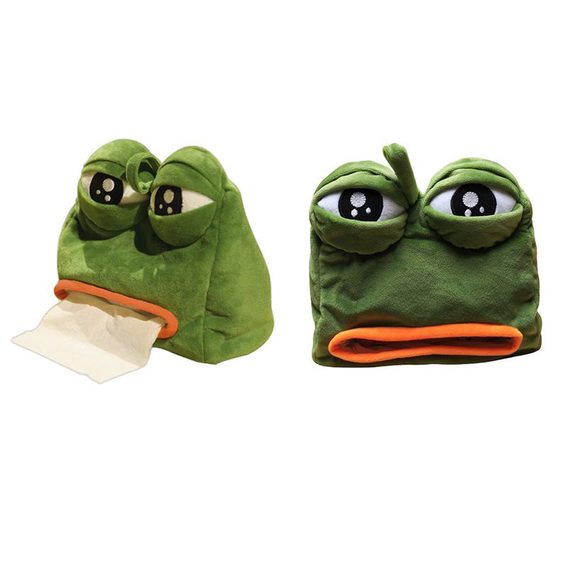 Pepe Sad Frog Creative Home Dustproof Sculpting Tissue Storage Box ...
