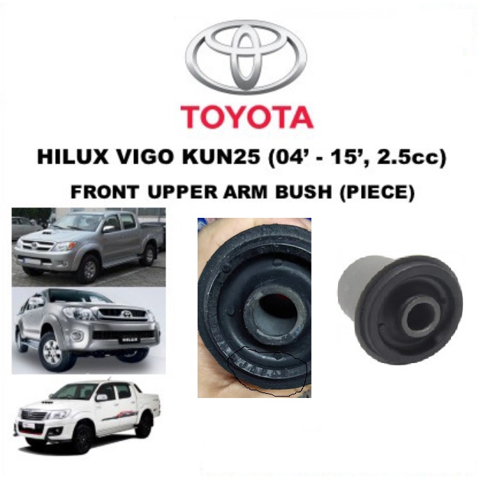 Upper arm Bush Toyota Vigo (japan or oem) | Shopee Malaysia