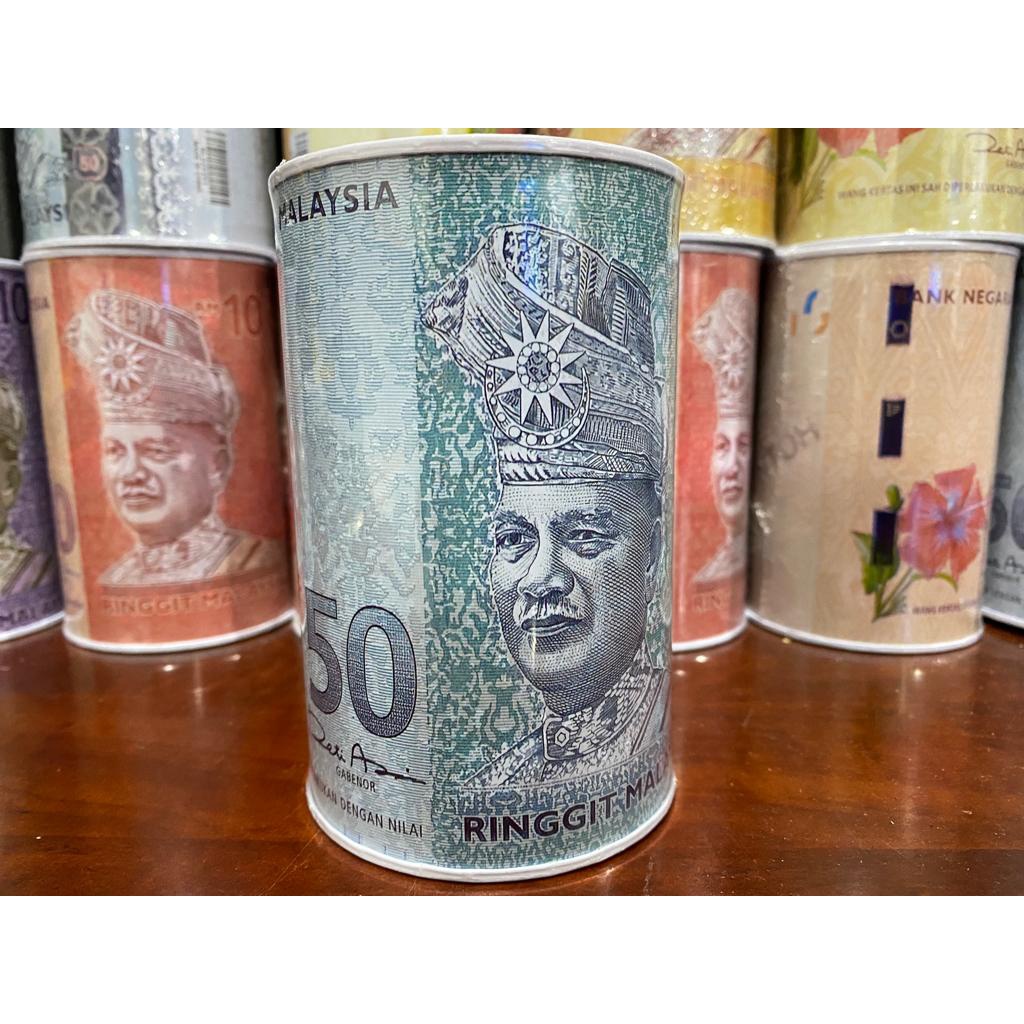 LIMITED EDITION Tabung Ringgit RM10/20/50/100 Tin Kids / Adult Saving ...