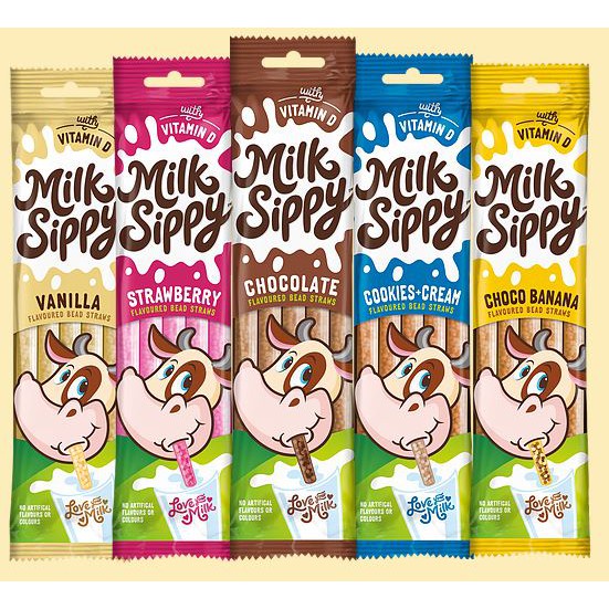 Milk Sippy Magic Straw 5x6gm - 5 straws/pack | Shopee Malaysia