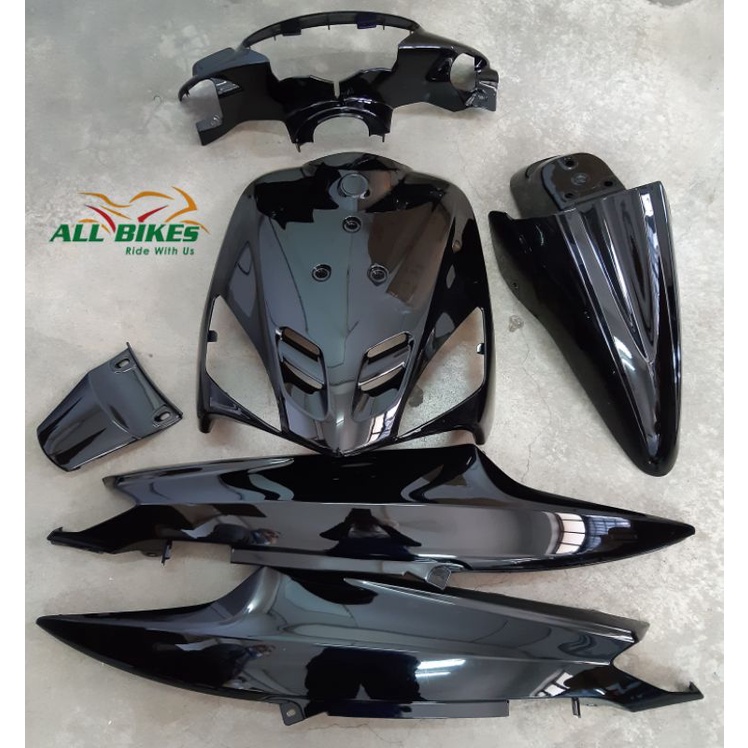 YAMAHA EGO BODY SET+STICKER (HITAM) | Shopee Malaysia
