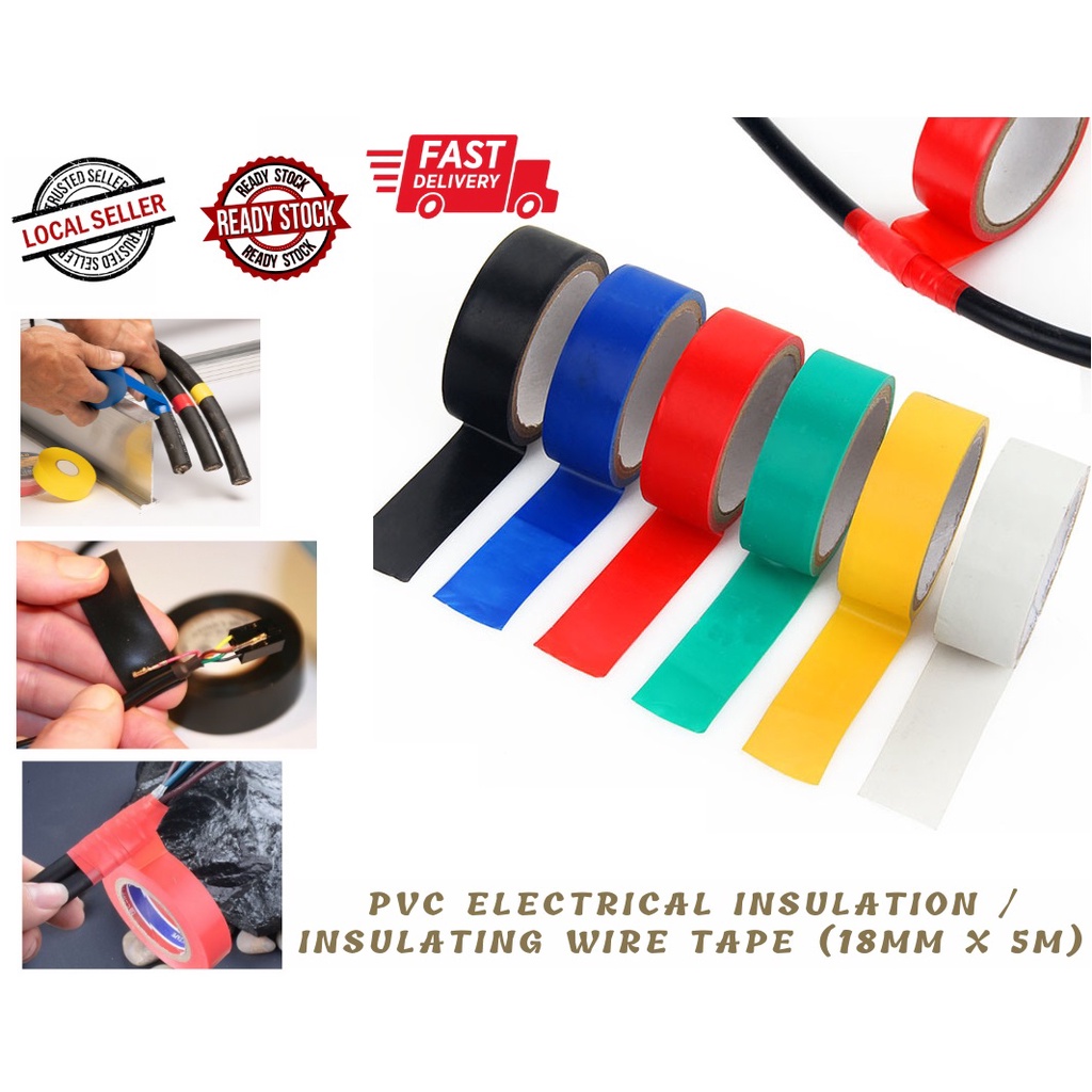 PVC Tape /Electrical Wire Insulating Tape (Black Tape/Color Tape ...