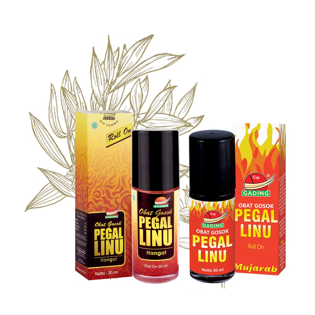 Obat Gosok Pegal Linu Roll On CAP GADING 30ml | Shopee Malaysia