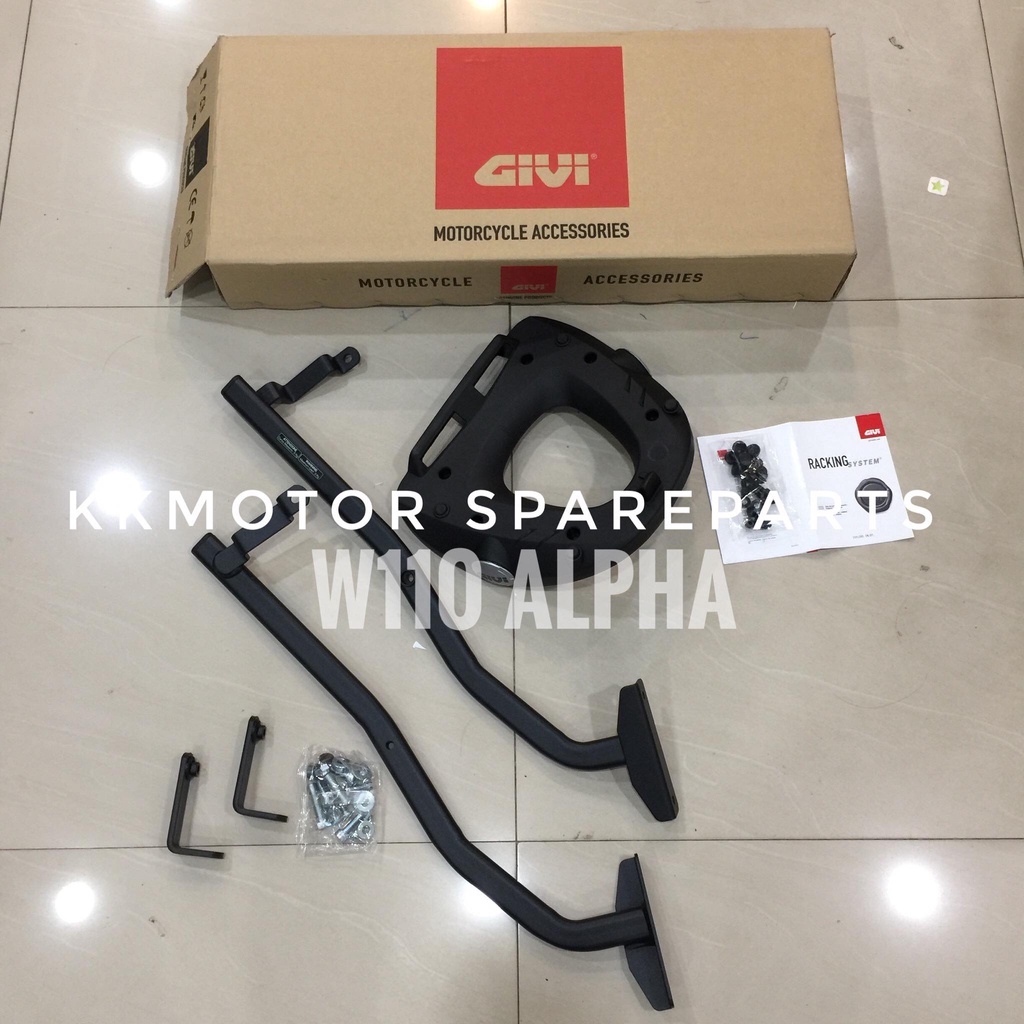 [HRV] HONDA WAVE110 ALPHA W110 ALPHA110 MONORACK-J GIVI HEAVY DUTY RACK ORIGINAL GIVI 100% ...