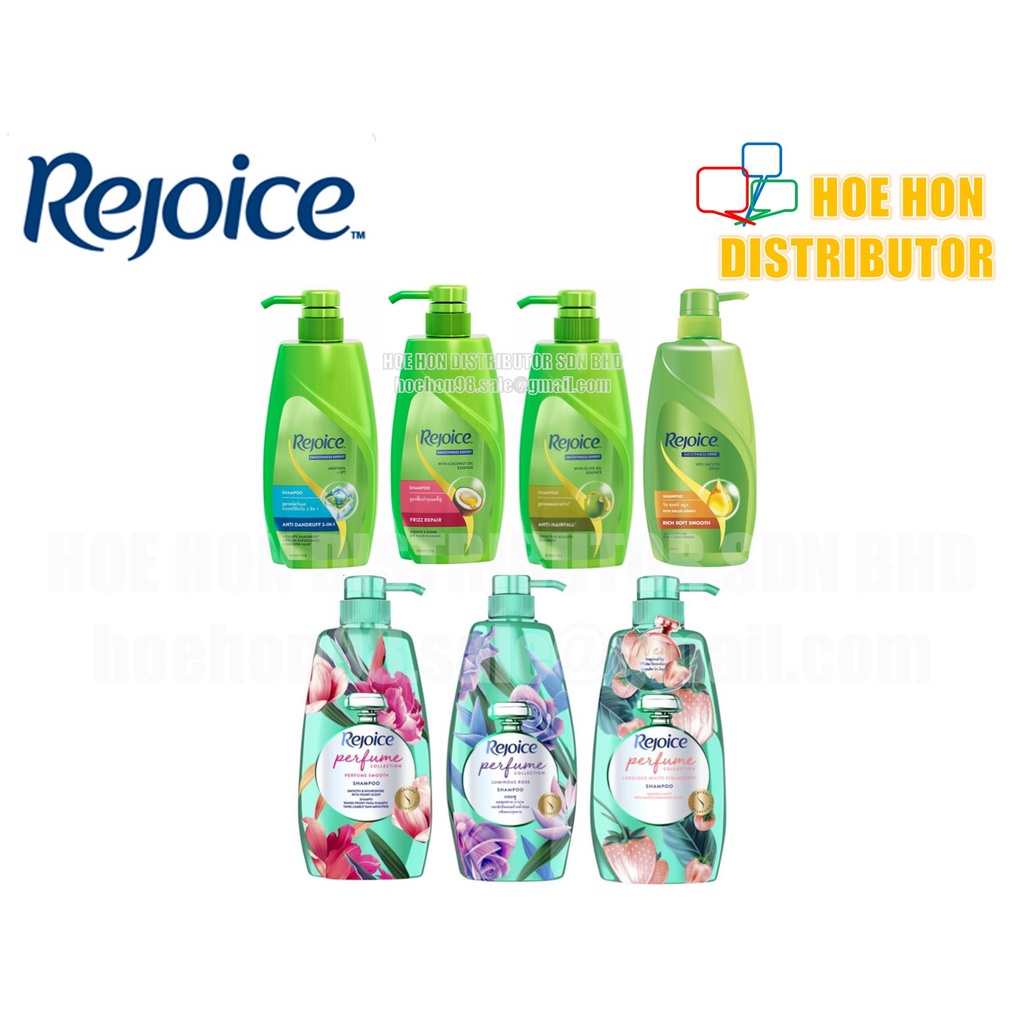 Rejoice Shampoo 600ml Perfume Smooth Fresh Strawberry Anti Dandruff ...