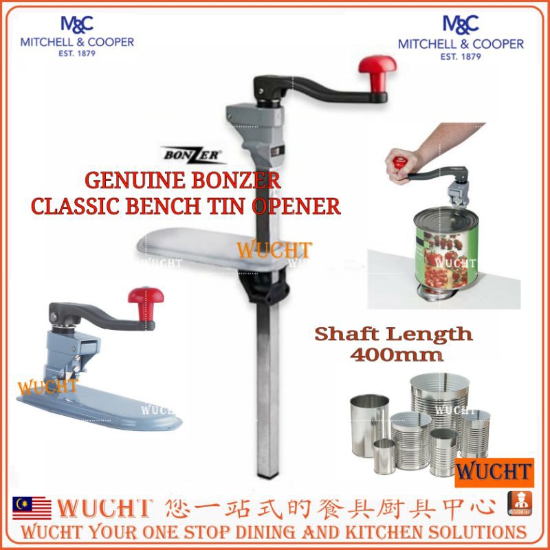 【WUCHT】Bonzer Classic Heavy Duty Commercial Bench Tin Can Opener Table ...