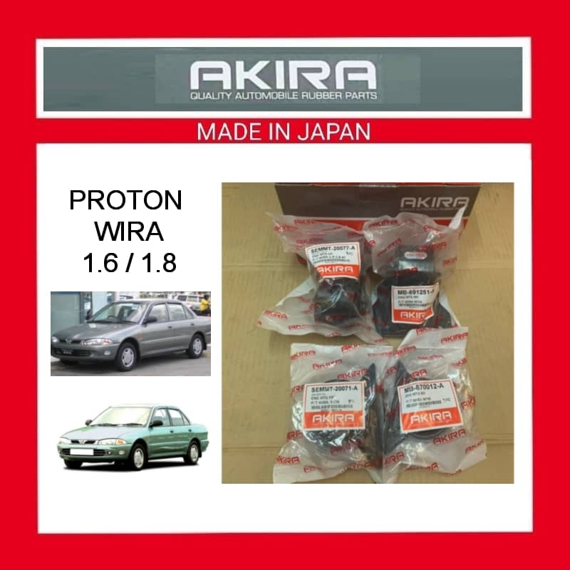 Proton Wira 1.6 ,1.8 (M) Akira Engine Mounting Set with 6 months ...