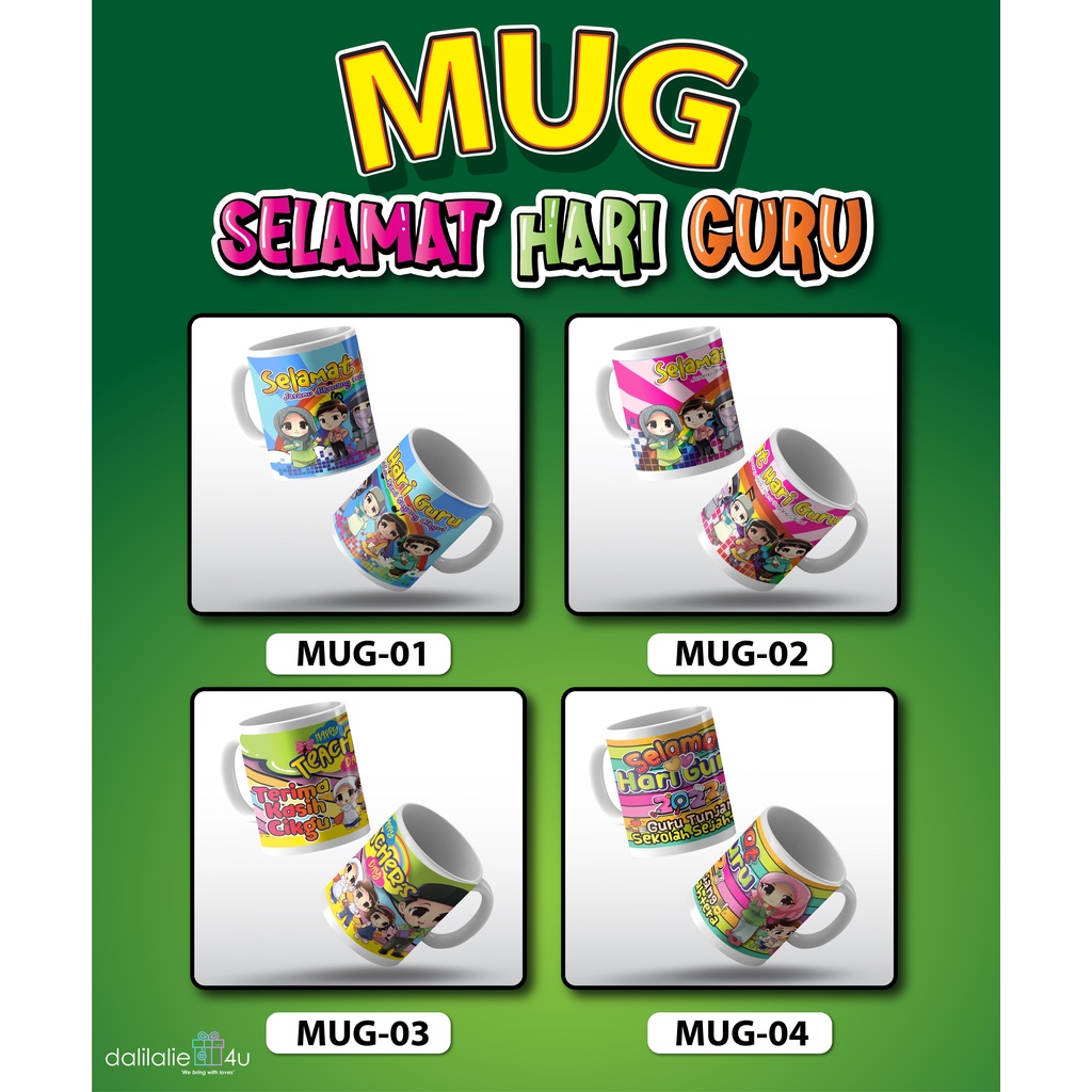 Mug Hari Guru/Mug Tema Hari Guru/Hadiah Hari Guru/Selamat Hari Guru ...