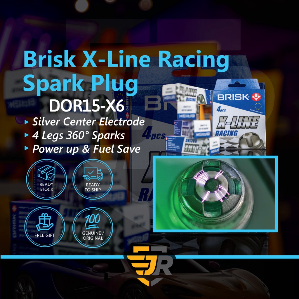 Brisk X Line Racing Spark Plug Vios Alphard Camry Accord City Jazz ...