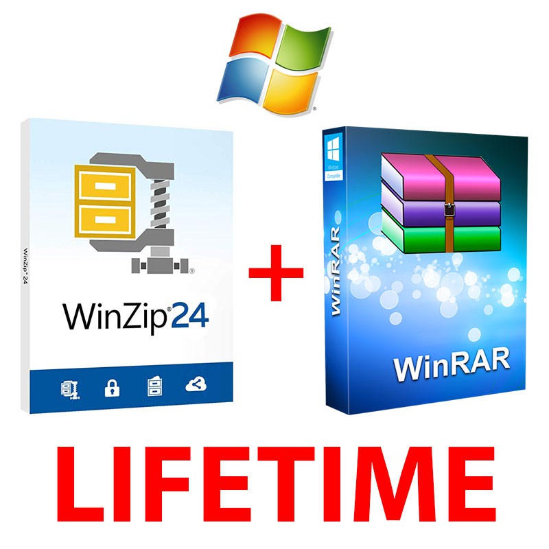 WinZip 24 + Winrar for Windows (Unlimited install) | Shopee Malaysia
