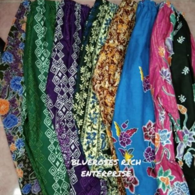 Seluar Kain Sarung Batik Kain Mahal | Shopee Malaysia