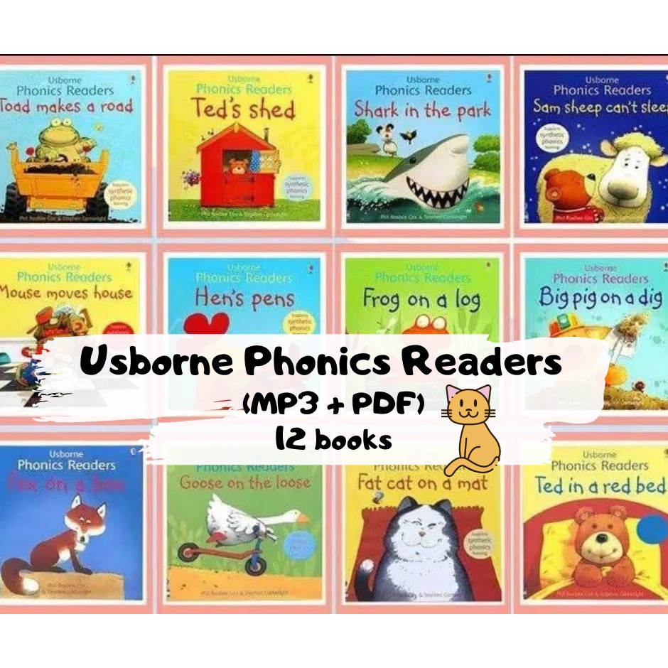 A54 - [PDF + MP3] Usborne Phonics Readers 12 books - Age 2 to 8 ...