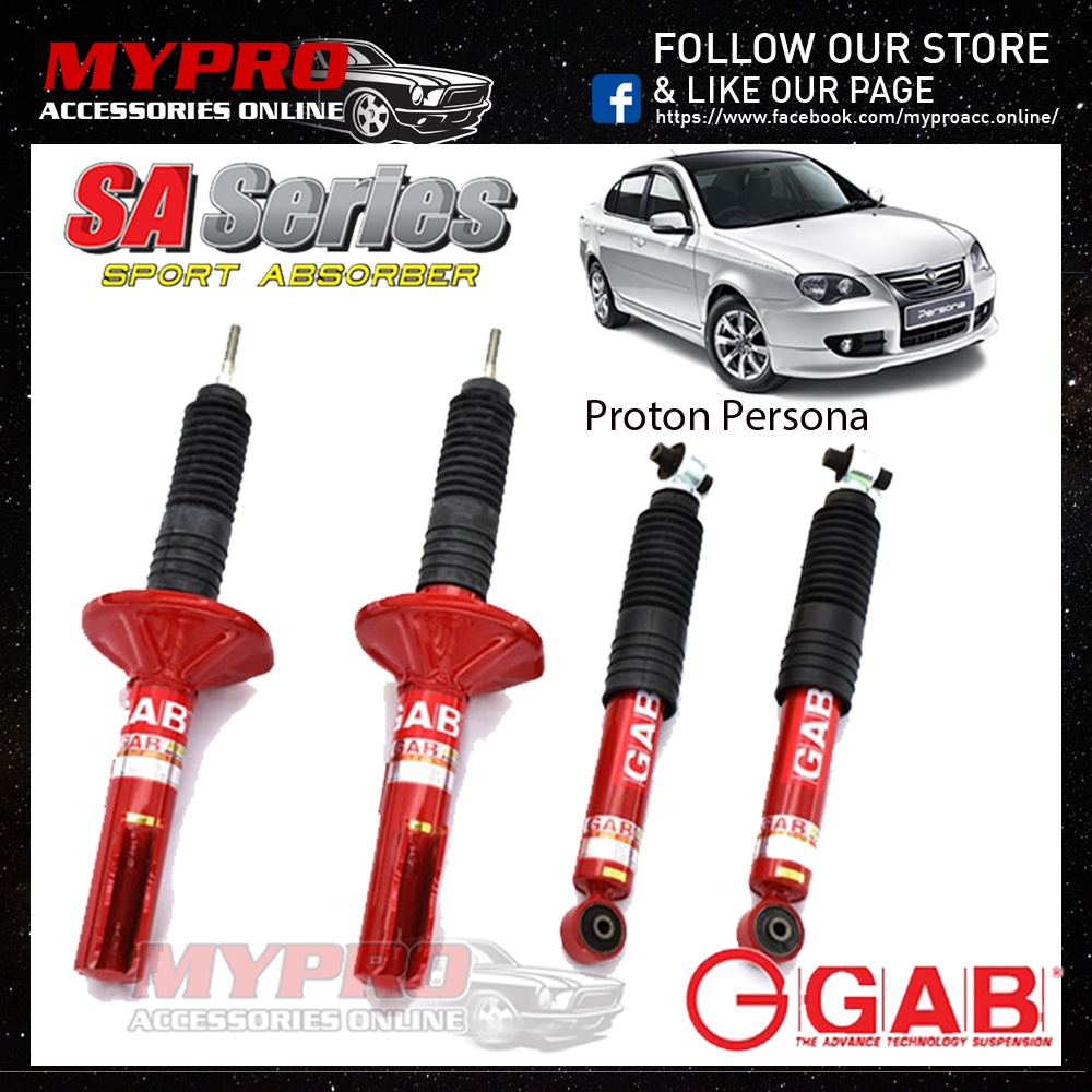 Proton Persona 🚗2007++ GAB SA Series Heavy Duty Sport Absorber🚗 ...