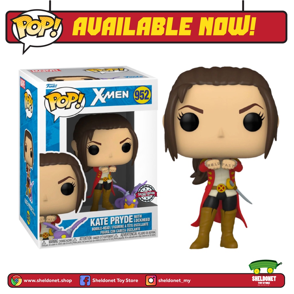 Funko Pop! & Buddy: Marvel X-Men - Kate Pryde With Lockheed [Exclusive ...