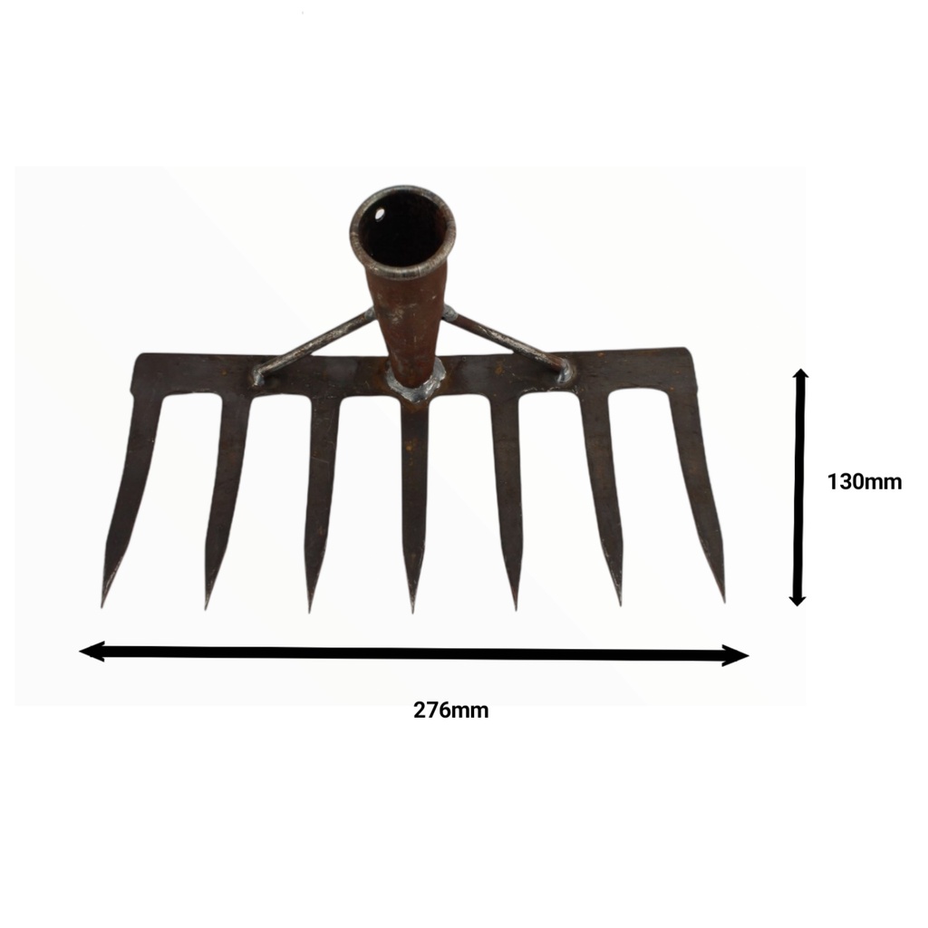 Outdoor Heavy Duty Home Living Garden Gardening Tools Iron Rake ...