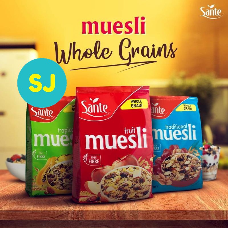 (Poland) Sante Muesli Fruit / Tropical / Traditional 350g [Breakfast ...